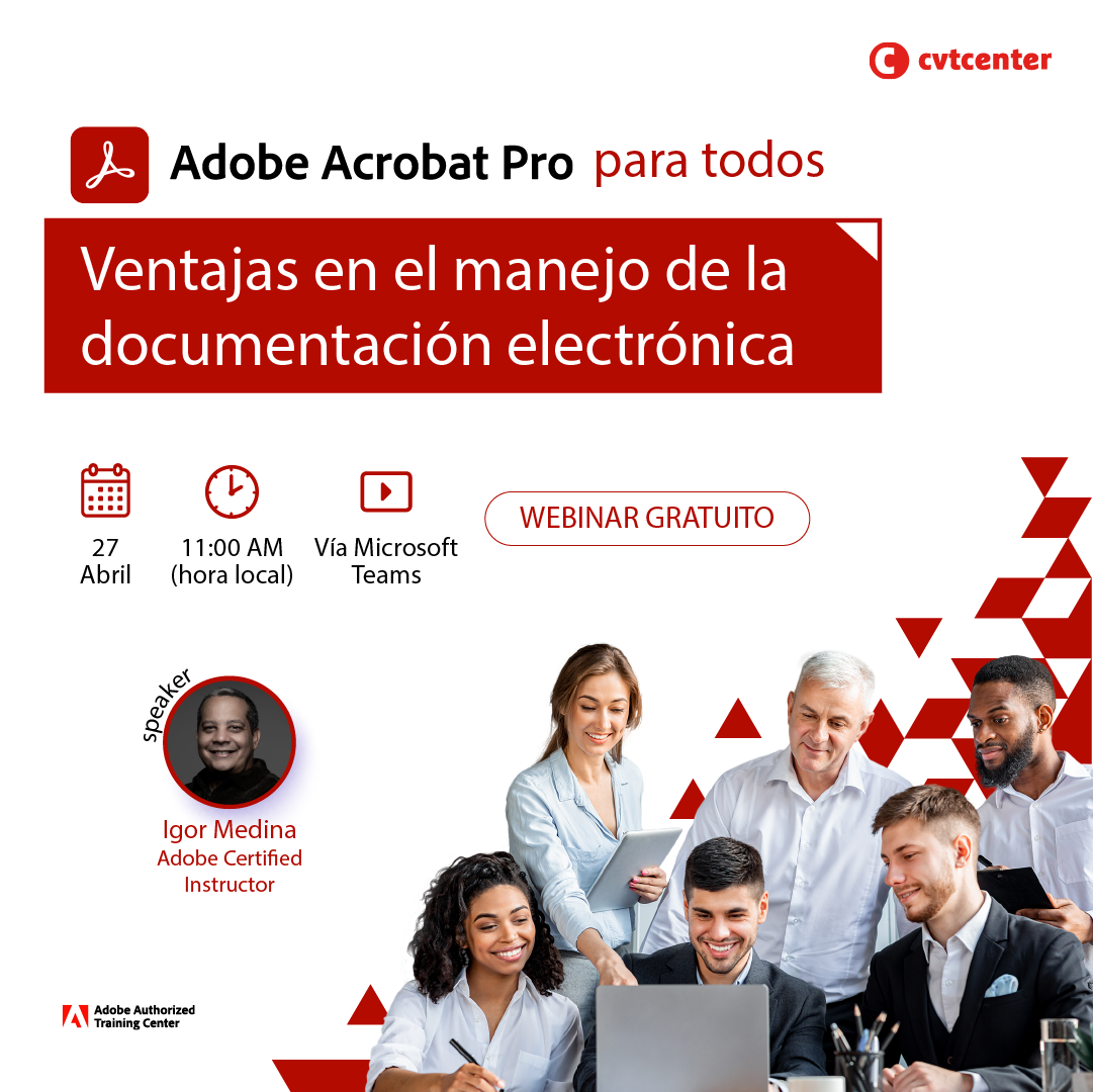 Adobe Acrobat Pro para todos | cvtcenter