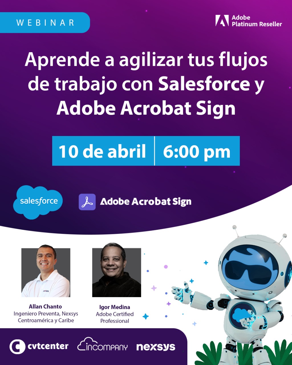Aprende a agilizar tus flujos de trabajo con Salesforce y Adobe Acrobat Sign | cvtcenter