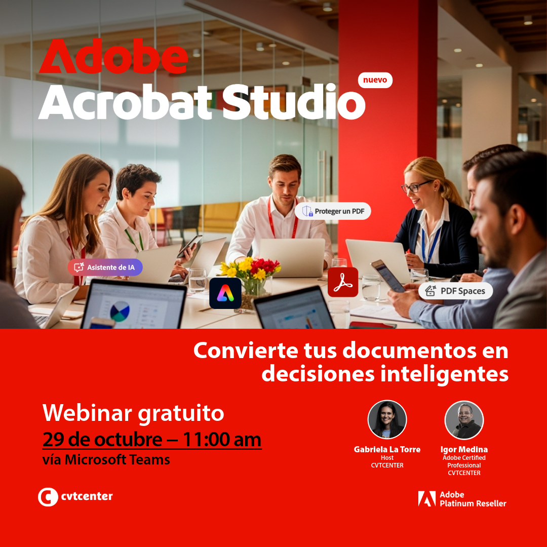 Webinar Adobe Acrobat Studio | cvtcenter